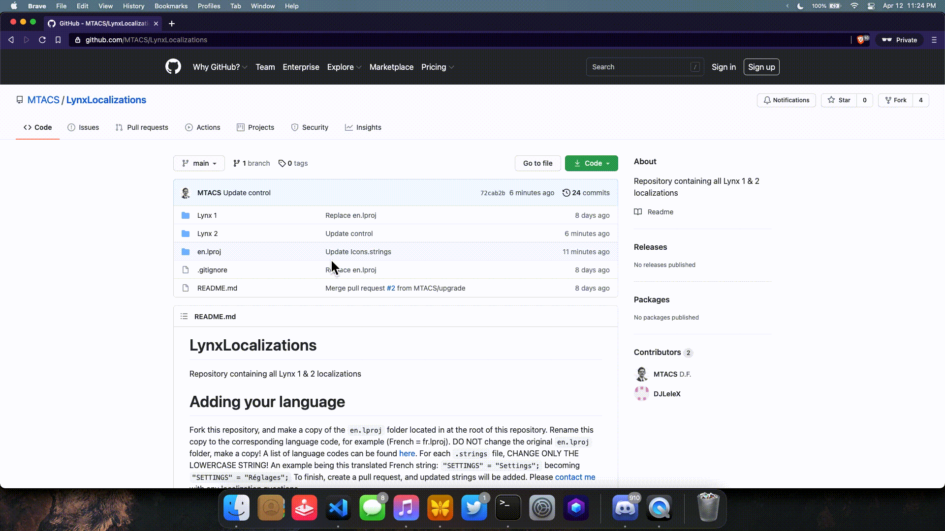GitHub - MTACS/LynxLocalizations: Lynx 2 Settings Localizations
